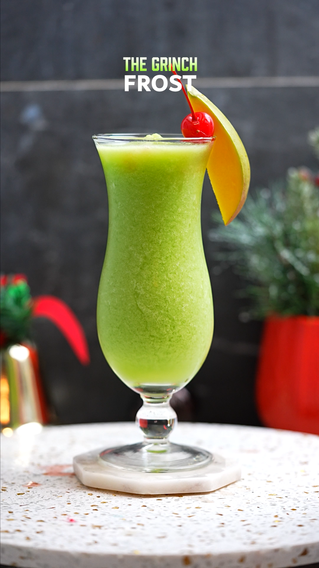 Grinch Frost: A Tropical Holiday Treat – Everyday Cocktail